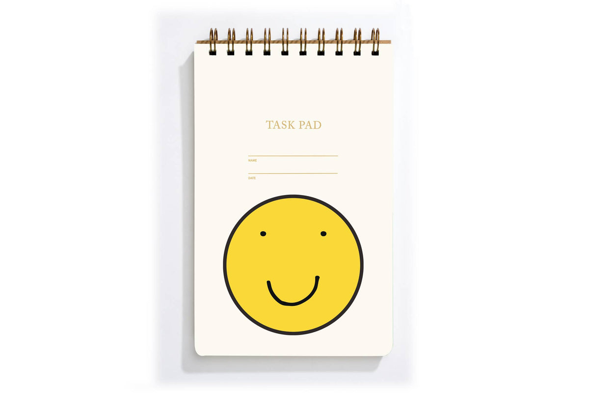 Shorthand Press - Task Pad Notebook - Smiley Face – Windmill City Super #1