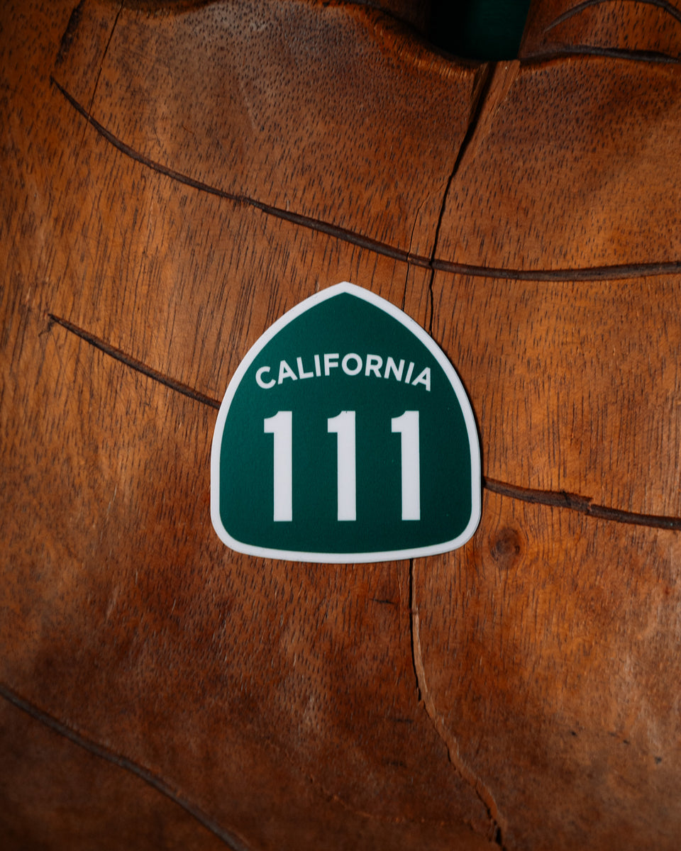 California 111 Sticker – Windmill City Super #1