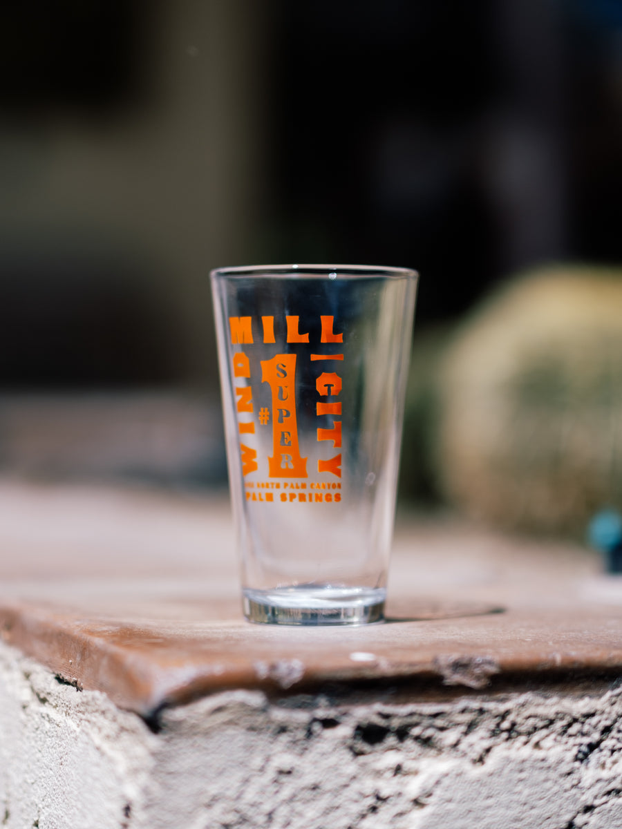 Super #1 Anniversary Pint Glass – Windmill City Super #1