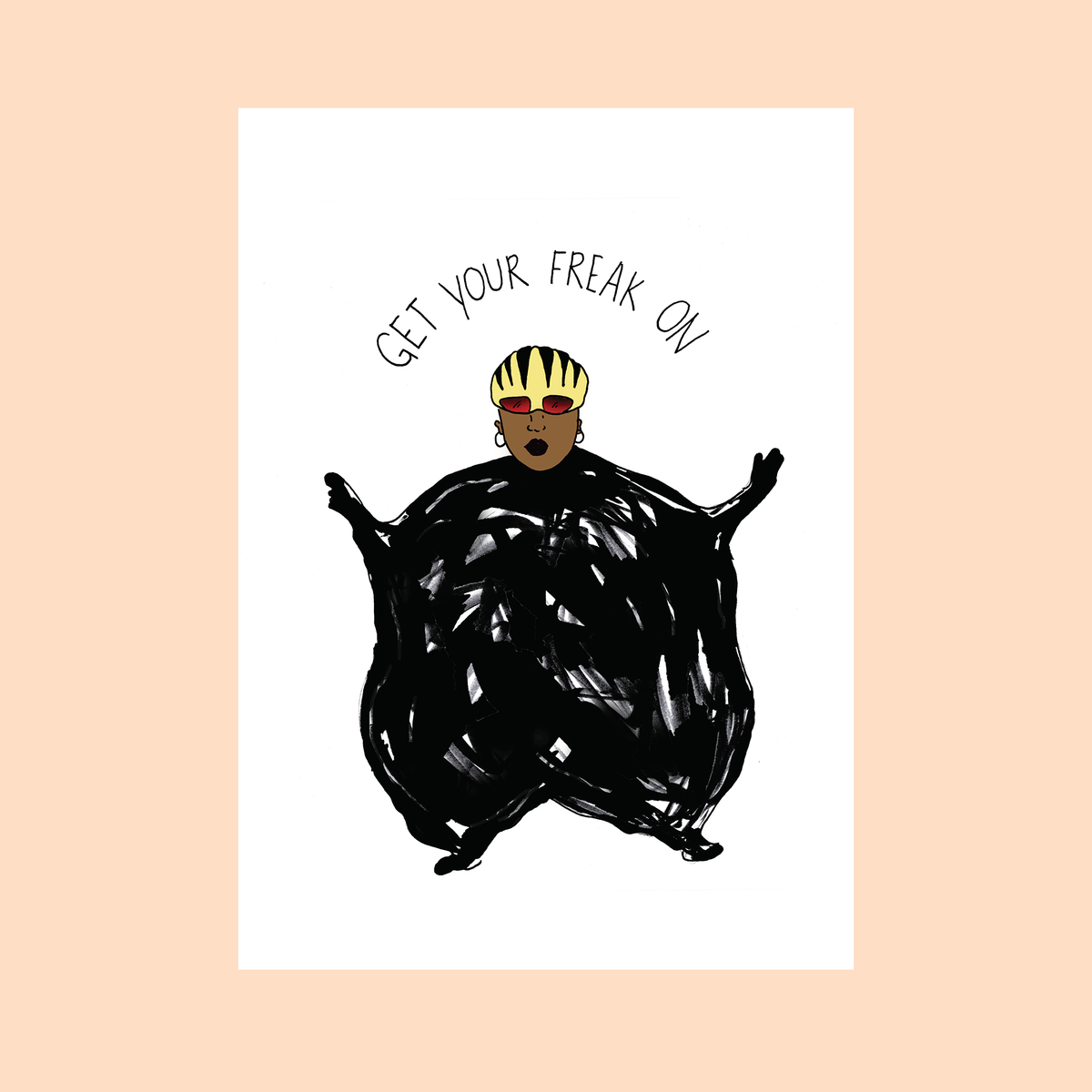 FINEASSLINES - Get Your Freak On Card – Windmill City Super #1